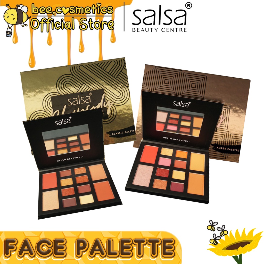 Jual SALSA FACE PALETTE NEW ( CLASSIC PALETTE / AMBER PALETTE ...