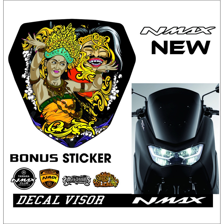 Jual SET STIKER DECAL VISOR NMAX NEW STRIPING STIKER NMAX BARU VARIASI ...