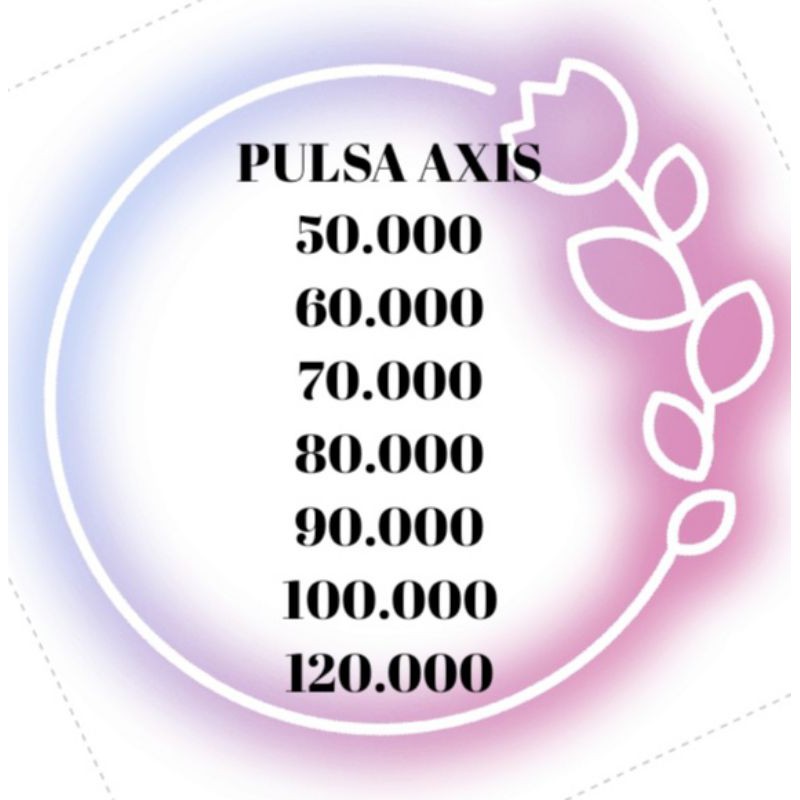 Jual Inject Pulsa Transfer Axis 50k - 200k | Shopee Indonesia