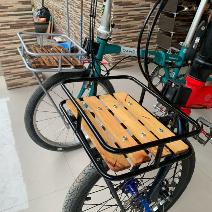 Jual Aksesoris Sepeda - Rak Sepeda + Keranjang Sepeda + Universal ...