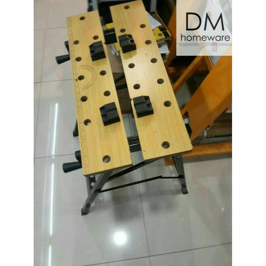 Jual Siap Kirim Portable Workbench Krisbow/ Meja Kerja Gergaji/ Potong ...