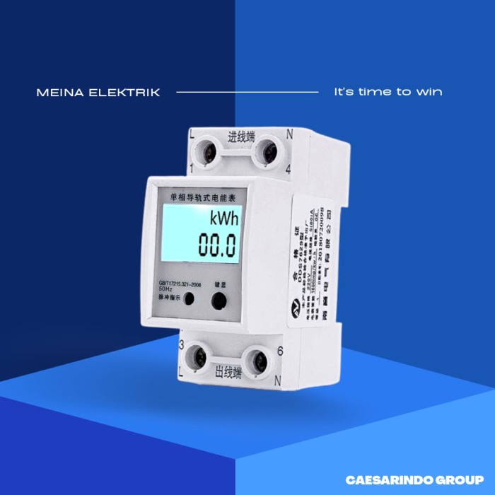 Jual KWH METER DIGITAL 80A 220V / ALAT PENGUKUR DAYA LISTRIK DIGITAL ...