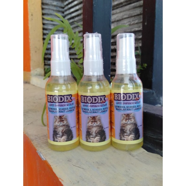 Jual Biodix Spray Anti Jamur Scabies Kucing Kelinci | Shopee Indonesia