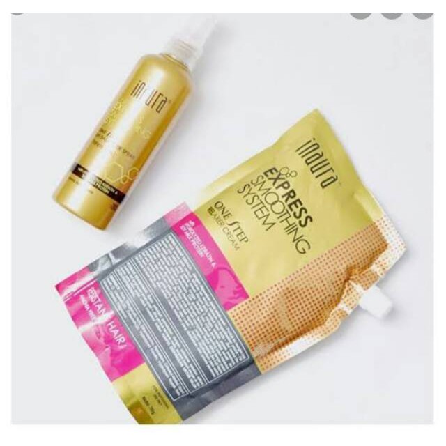 Jual INAURA ONE STEP SMOOTHING EXPRESS RESISTANT (750gr+200ml) | Shopee ...