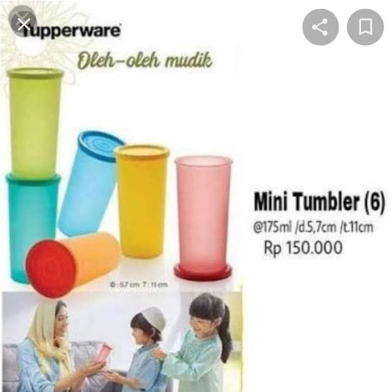 Jual Mini Tumbler Tupperware (souvenier pernikahan) 25 pcs | Shopee ...