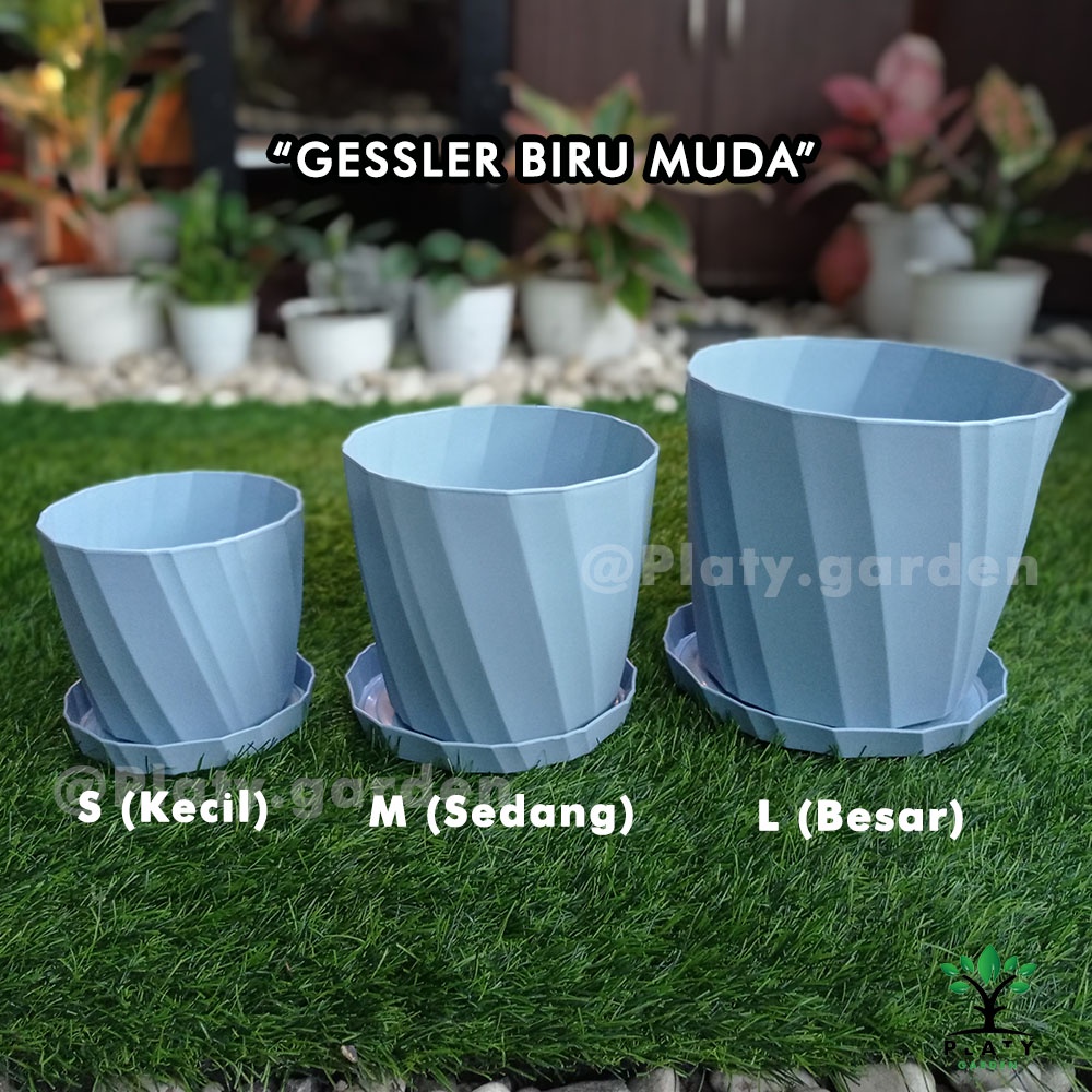 Jual Pot Gessler Twist Italian Design | Original Gessler | Pot Bunga ...