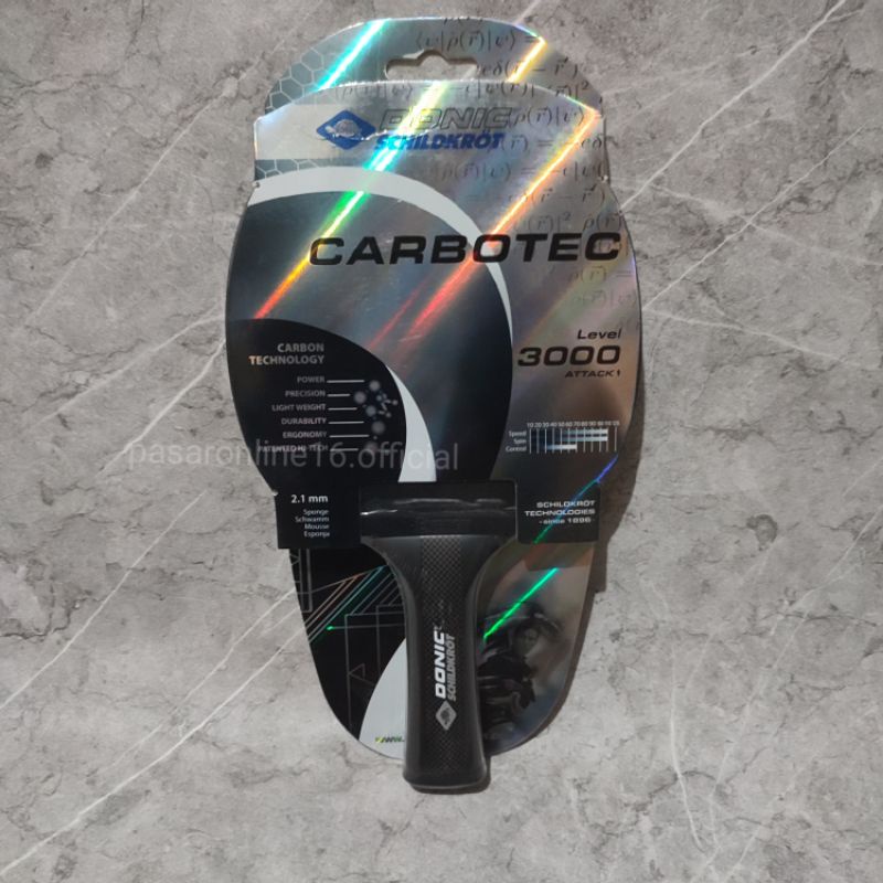 Jual RACKET TENIS MEJA DONIC SCHILDKROT CARBOTEC LEVEL 3000 | Shopee Indonesia