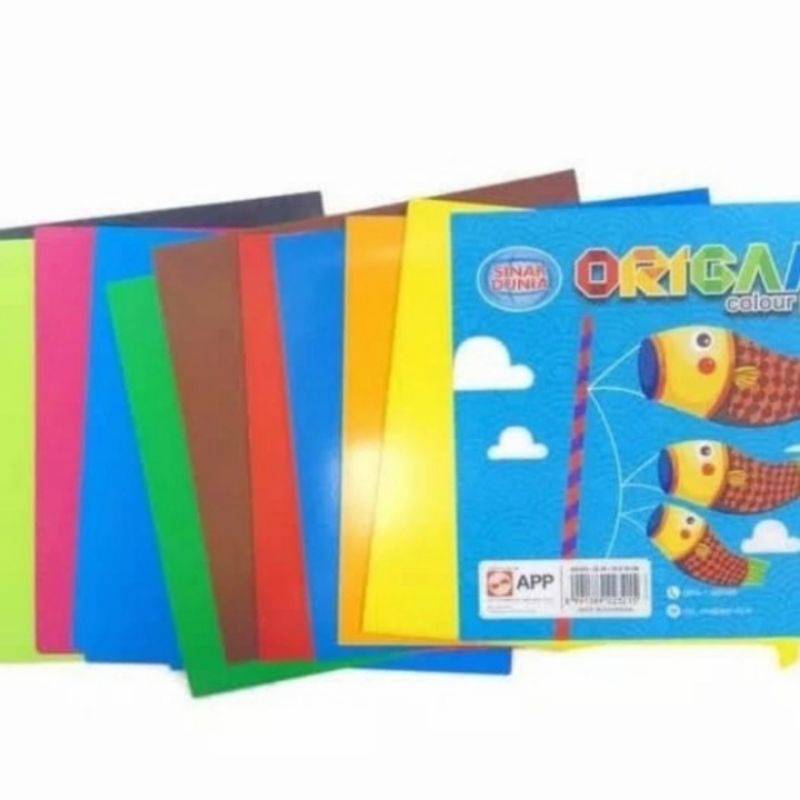 Jual Kertas Lipat/Kertas Origami SIDU 12 x 12 (1 Pack) | Shopee Indonesia