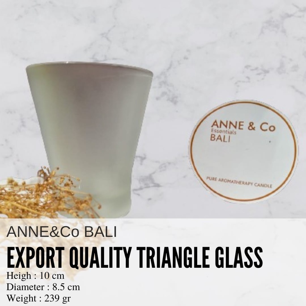 Jual ANNE&CO BALI || TRIANGLE GLASS DOFF EXPORT QUALITY | Shopee Indonesia