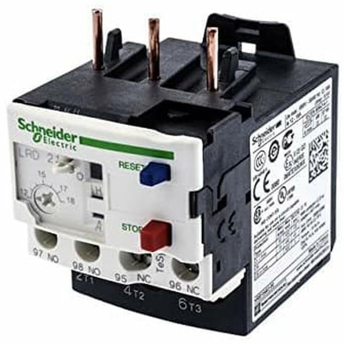 Jual Thermal Overload Relay LRD21/LRD 21 Schneider 12-18A | Shopee ...