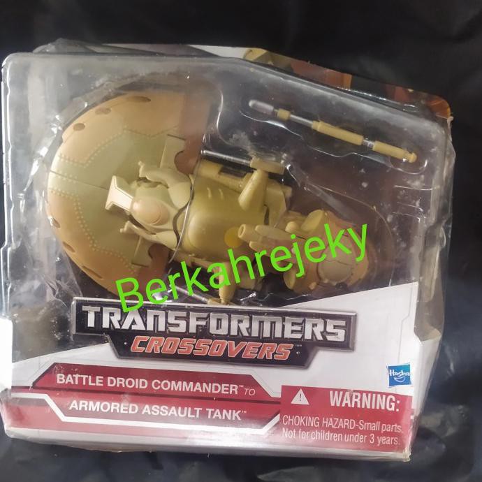 Jual ROBOT TRANSFORMERS CROSSOVERS BATTLE DROID COMMANDER MARMORED ...