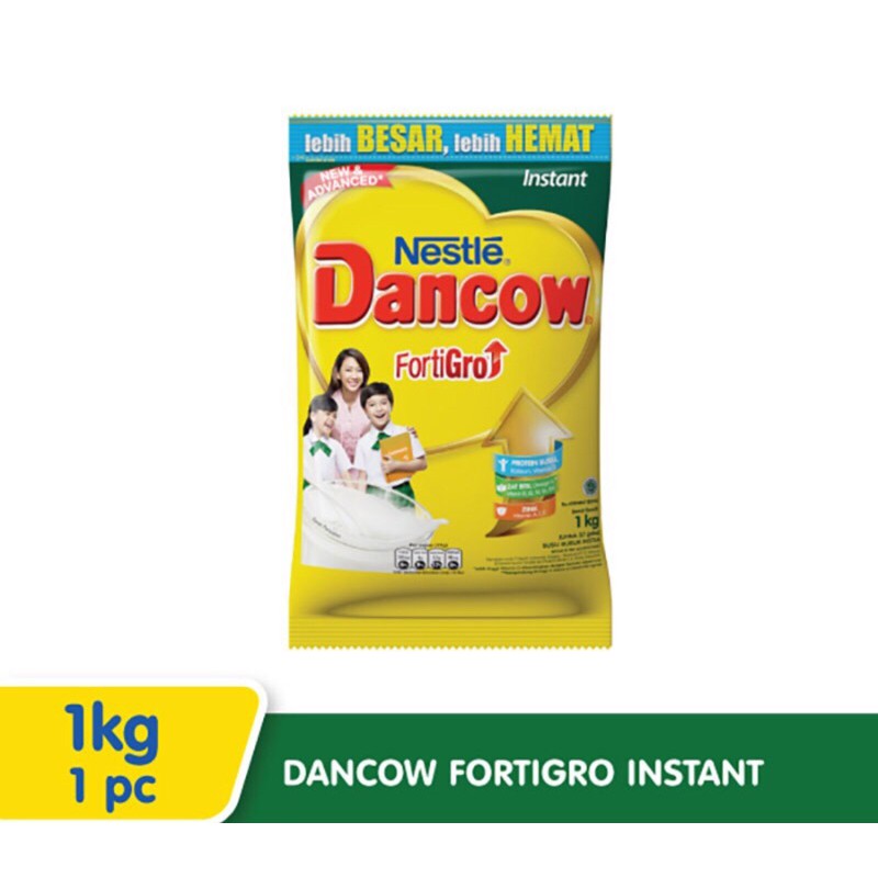 Jual DANCOW FORTIGROW INSTANT 1KG | Shopee Indonesia