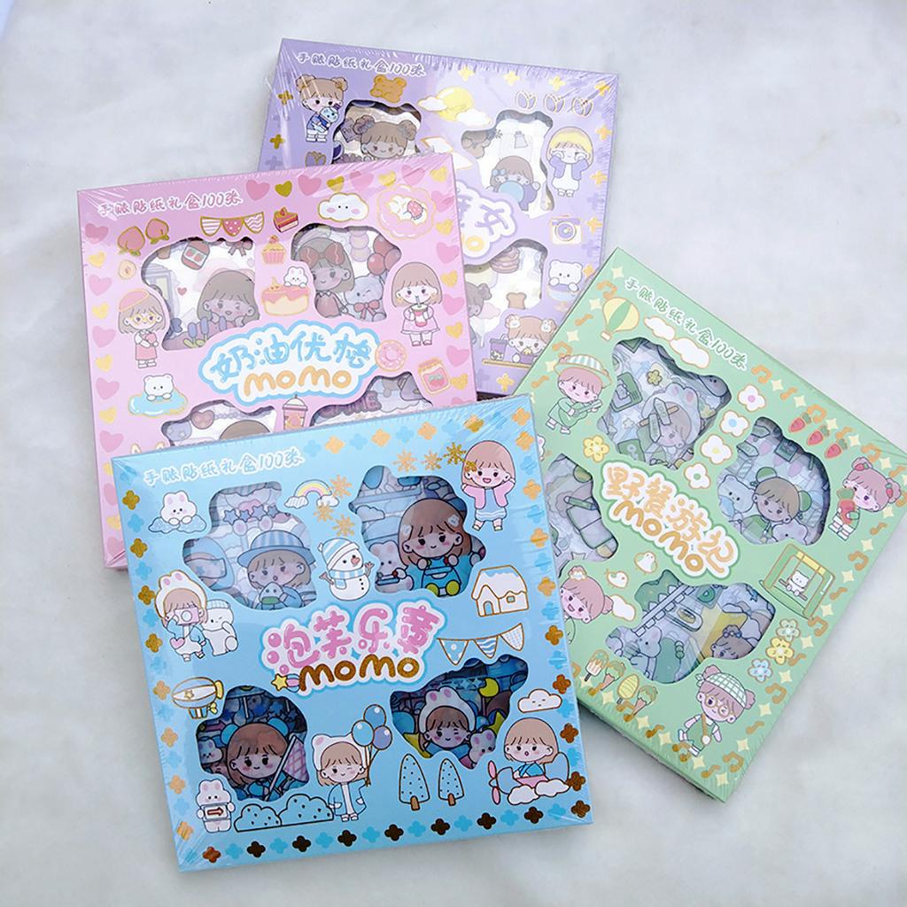 Jual STICKER MOMO AESTHETIC ANTI AIR KARTUN KOREA STICKER TUMBLR LUCU ...