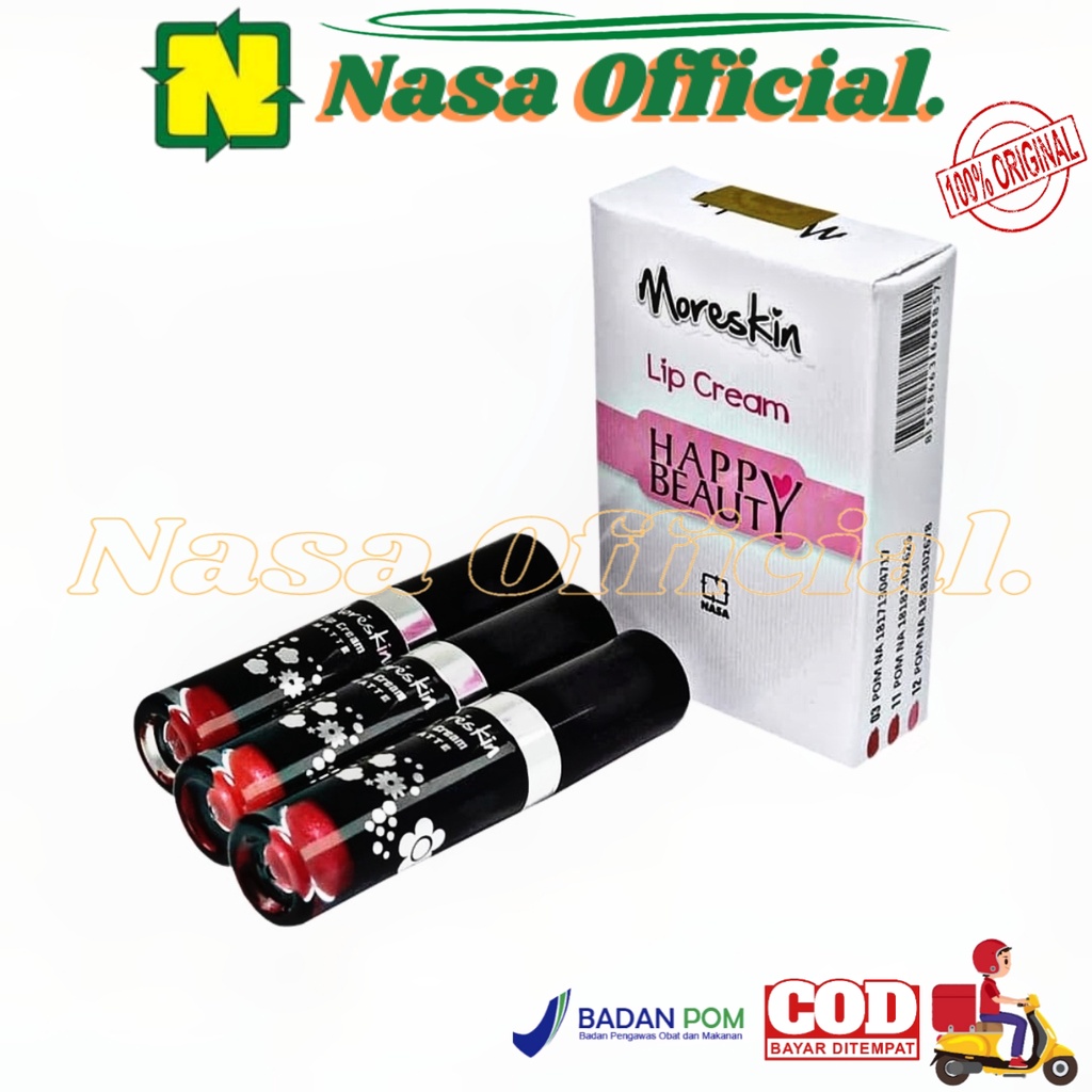 Jual Moreskin Happy Beauty Lip Cream MORESKIN LIP CREAM ASLI NASA ...