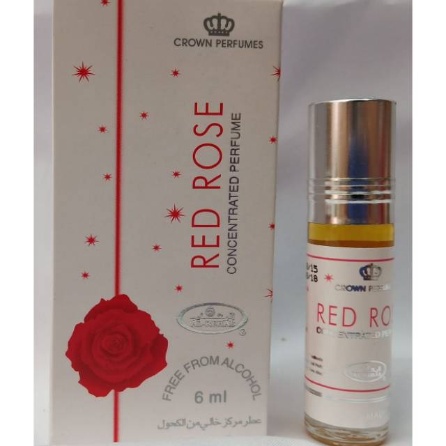 Jual Red rose al rehab original 100% parfum import arab oles 6ml crown ...
