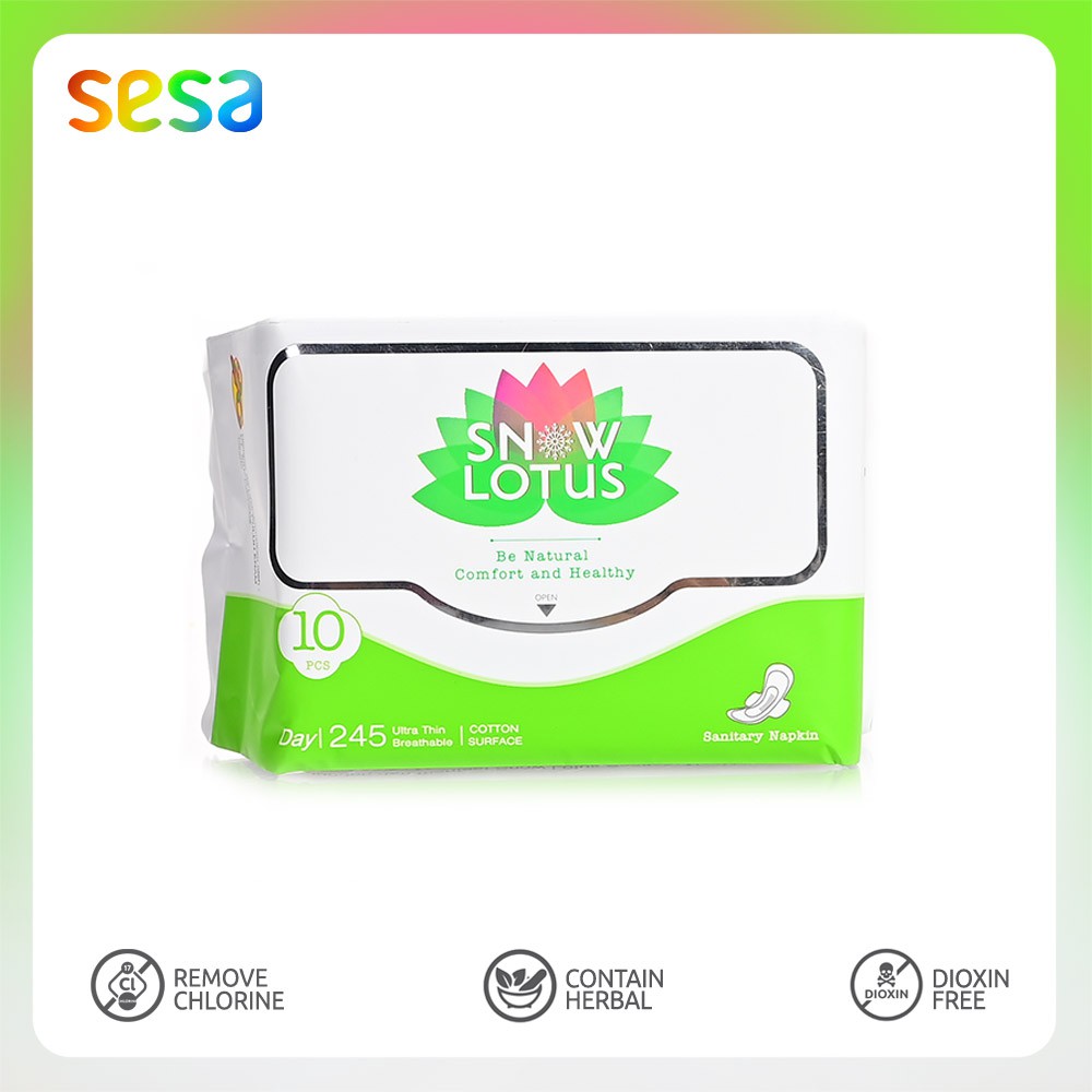Jual Snow Lotus - Pembalut Pads Day 245 mm (10 pcs) | Shopee Indonesia