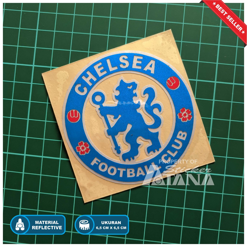 Jual Stiker Bola Chelsea Sticker Cutting Decal Aksesoris Emblem Motor ...