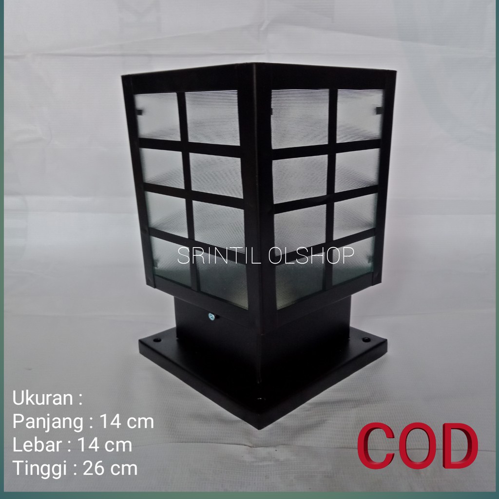 Jual Lampu Hias Taman/Lampu Hias Teras/ Lampu Hias Pagar Galvalum ...
