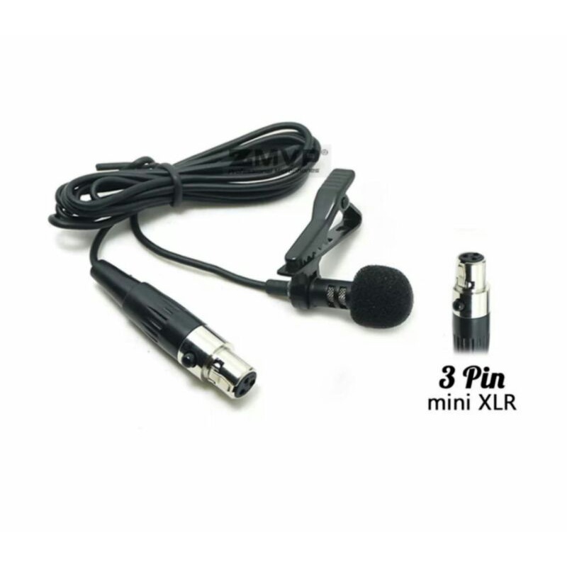 Jual mic jepit clip on headset bando colokan jack xlr canon 3 pin ...