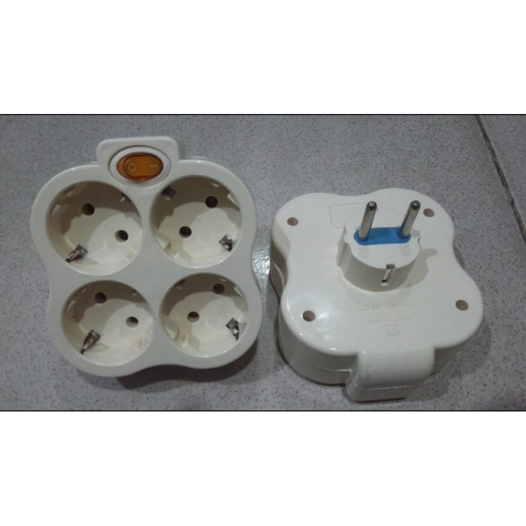 Jual 4 LUBANG T STOP KONTAK ARDE 4 IN 1 + SAKLAR GROSIR TERMURAH x ...