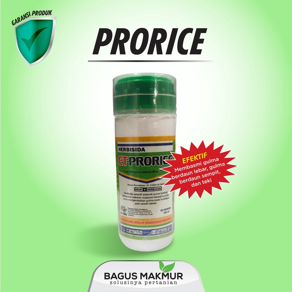 Jual OBAT RUMPUT PADI ET-PRORICE 100 ML | Shopee Indonesia