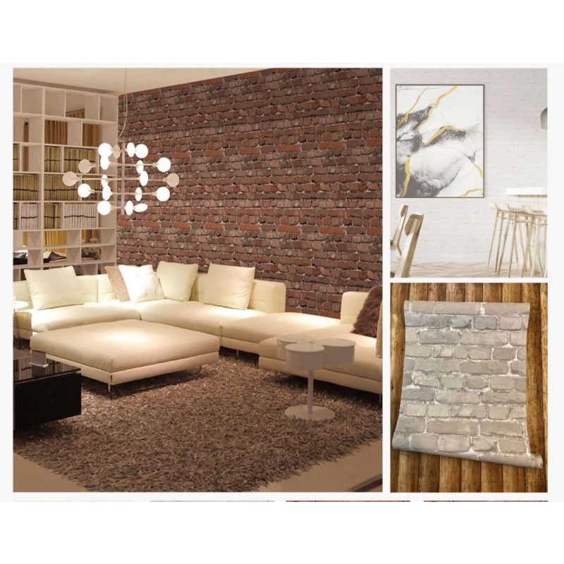 Jual WALLPAPER DINDING VINYL MOTIF BATA UK 53CMX10M (BUKAN STICKER ...