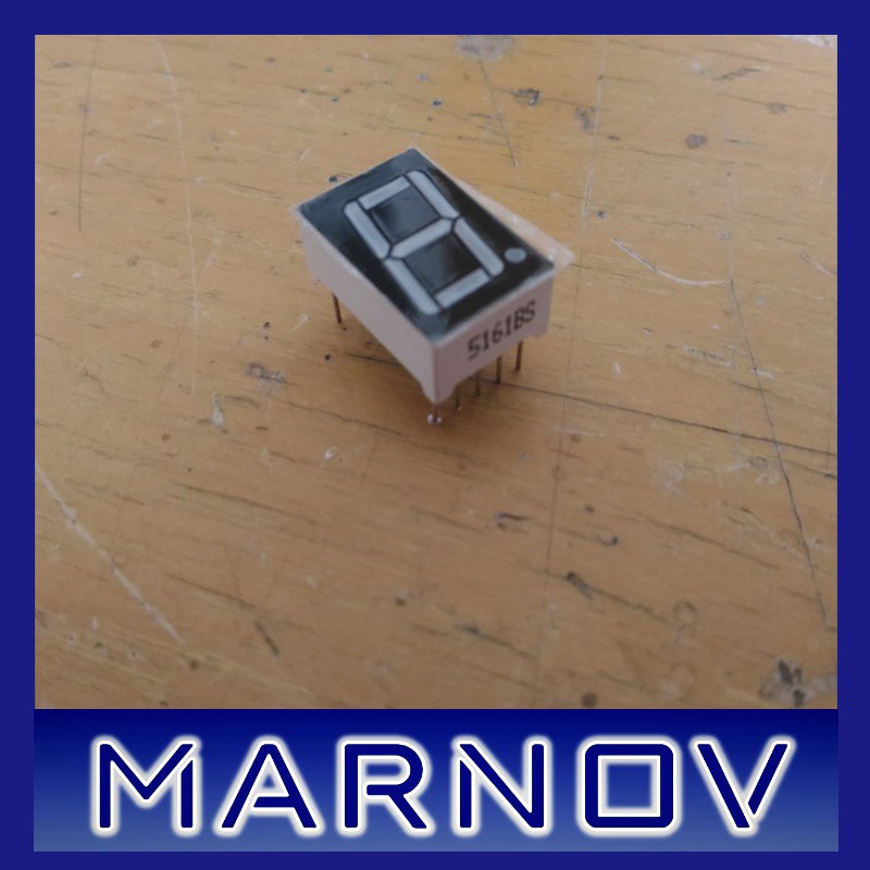 Jual 7 Segment Common Common Anode 1 bit digit 5161BS 0,56 0.56 inch ...