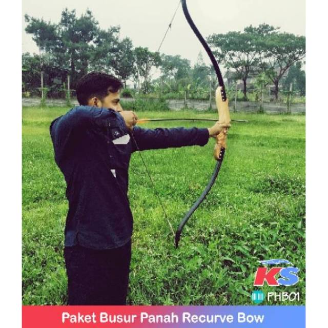 Jual BEST SELLER!! Paket Busur Panah Recurve Bow - Riser 40cm - Archery ...