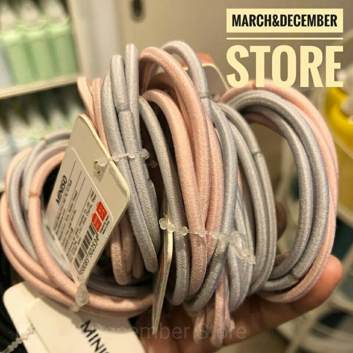 Jual MINISO Ikat Rambut Karet - Hitam | Shopee Indonesia