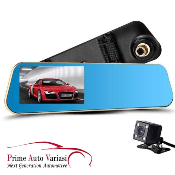 Jual Monitor Kaca Spion DVR Dual Kamera 1080P 4.3 Inch Display | Shopee ...