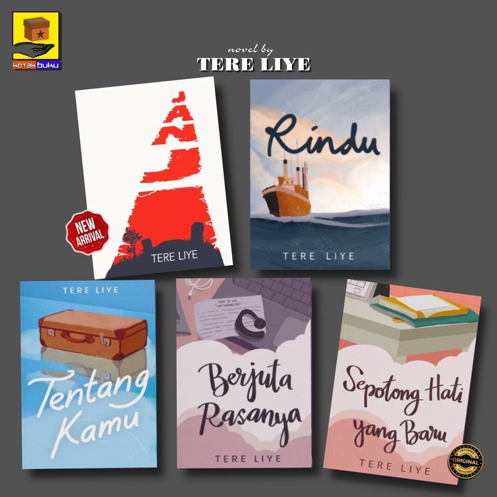 Jual Novel Janji / Rindu / Berjuta Rasanya / Tentang Kamu / Sepotong ...