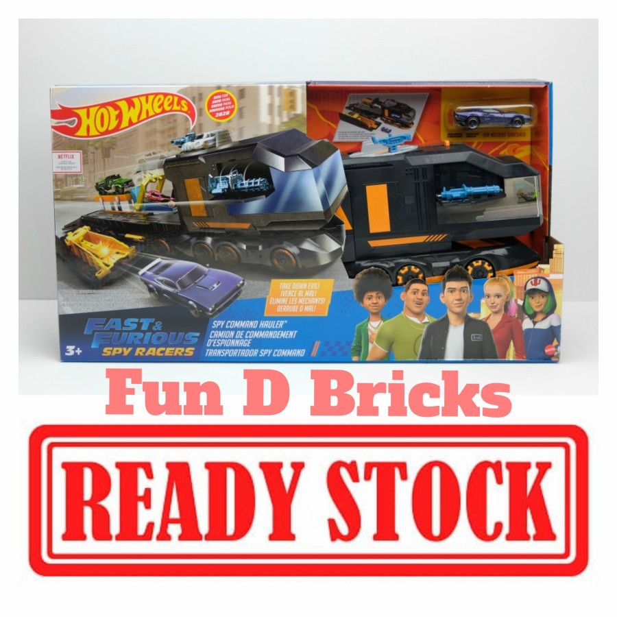 Jual Hot Wheels Fast Furious Spy Racers Spy Command Hauler | Shopee ...
