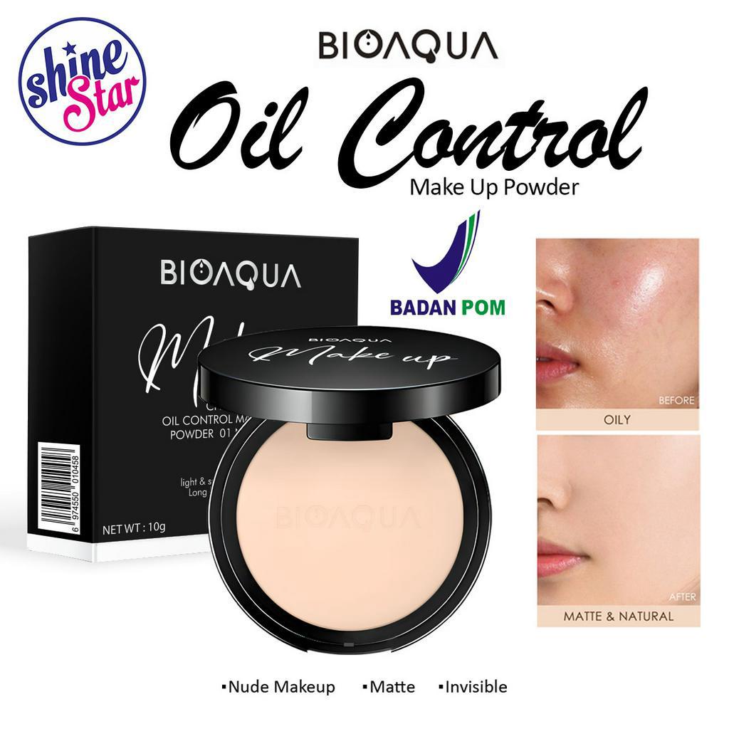 Jual Bedak Padat Glowing Bebas Minyak Anti Air dan Tahan Lama Bioaqua ...