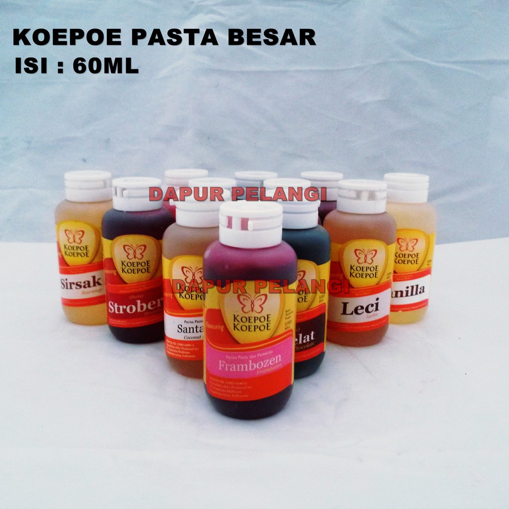 Jual Koepoe Koepoe Pasta Besar / Perisa Dan Pewarna Berbagai Rasa ...