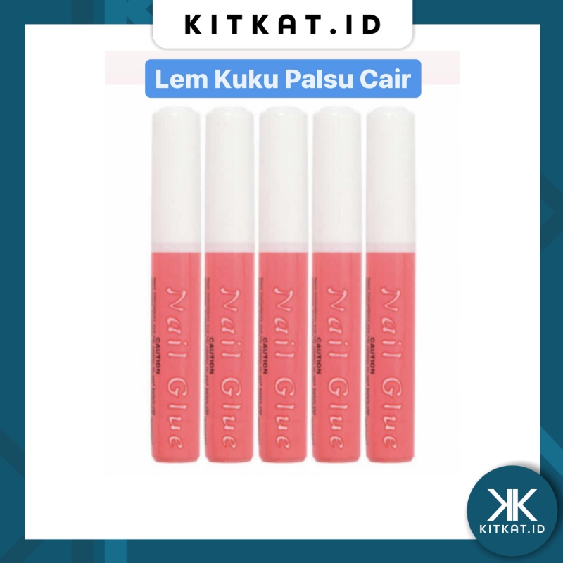 Jual KKT GROSIR Lem Kuku Cair 2gr Lem kuku palsu Nail Art Glue | Shopee Indonesia
