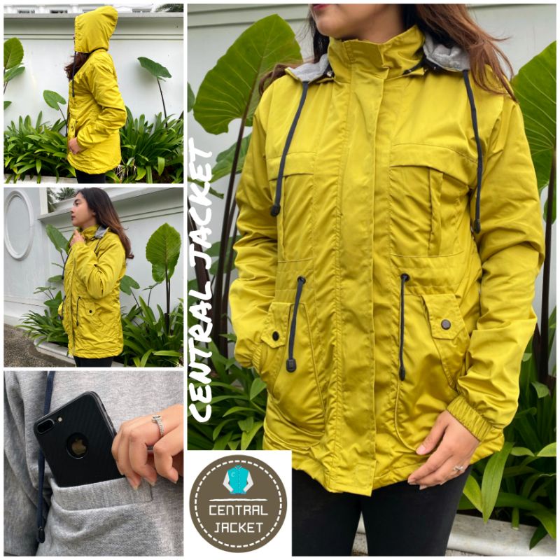 Jual Jaket Parka Cewek Waterproof - Jaket Bahan Parasut - Jaket Bolak ...
