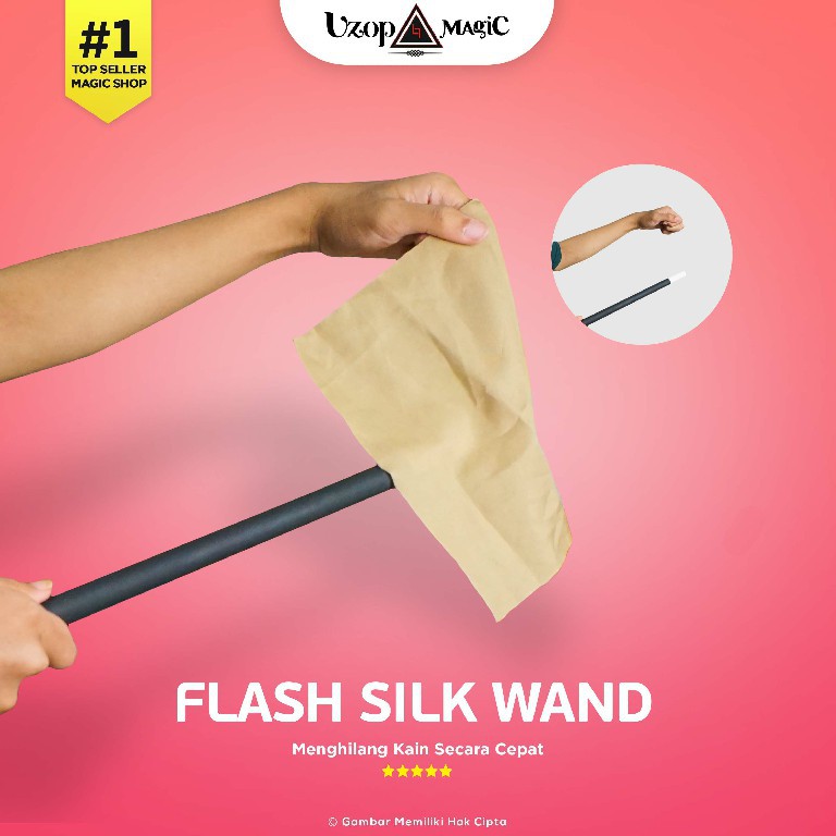 Jual Flash Vanishing Silk Wand - Uzop Magicshop ( Alat Sulap Tongkat ... Jual Flash Vanishing Silk Wand - Uzop Magicshop ( Alat Sulap Tongkat ...