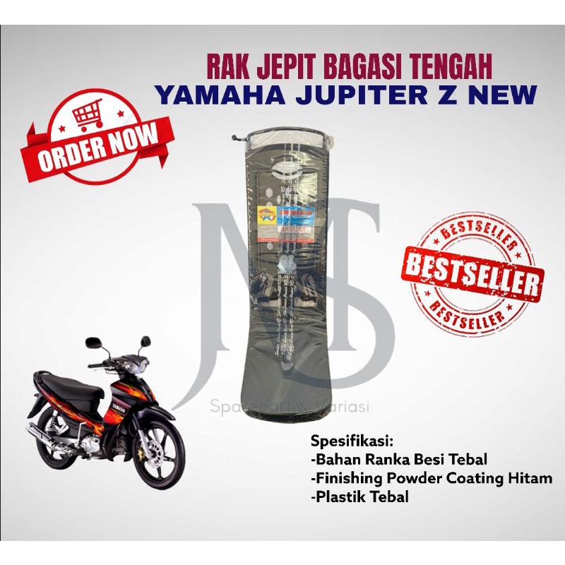 Jual Rak Keranjang Jepit Bagasi Tengah Sepeda Motor Yamaha Jupiter Z New Rak Kranjang Jepit ...