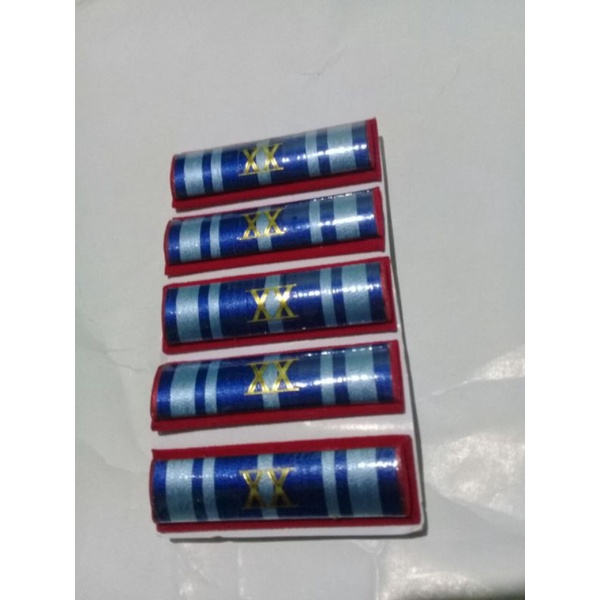 Jual Pita jasa PNS 20 tahun MAGNET dasar mirror mika | satya lencana ...