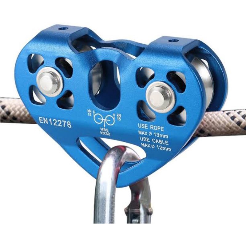 Jual pulley tandem double tom lokal beal petzl climbing safety flying ...