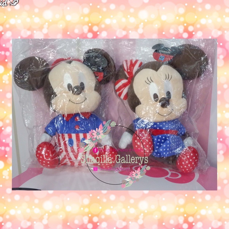 Jual boneka mickey mouse dan minnie mouse/mickey mouse/minnie mouse ...