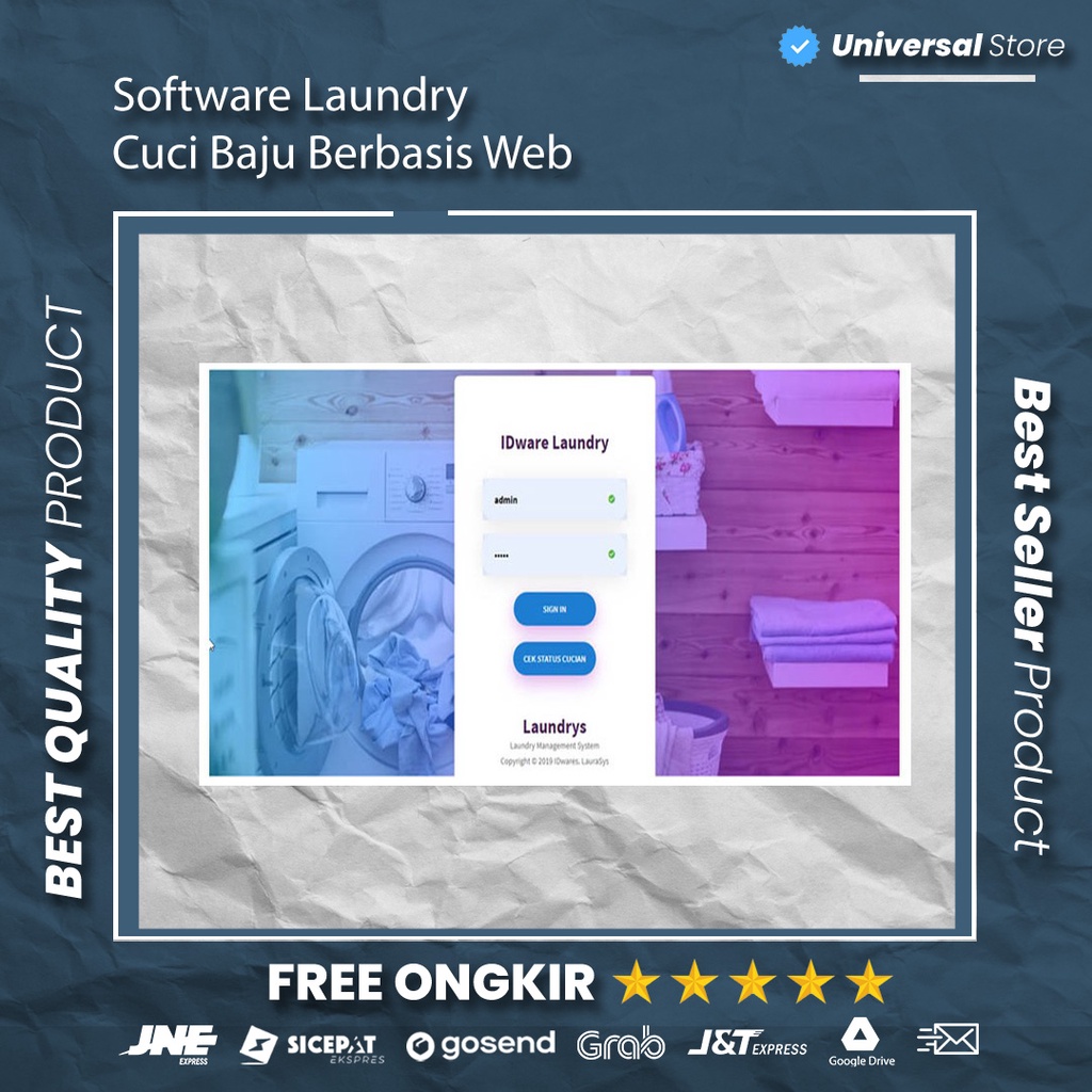 Jual Program Laundry Cuci Baju Berbasis Web Premium Lifetime Full ...