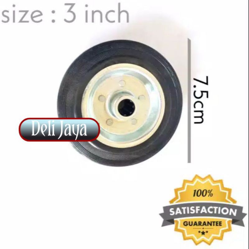 Jual Roda Steling Roda troli trolley 3 inch Roda Rak Lemari / Roda ...