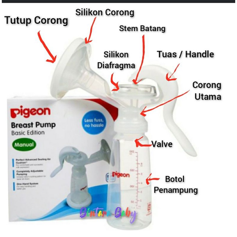 Jual Sparepart Pompa Asi Valve Diafragma Silikon Corong Botol Converter ...