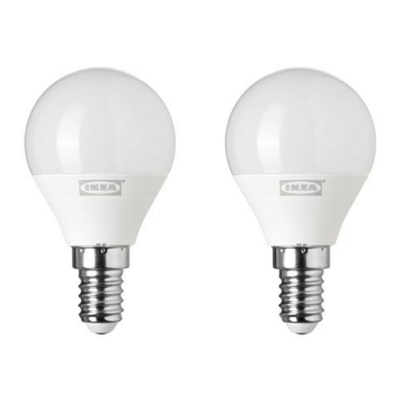 Jual Lampu LED E14 Ulir Kecil Bulat Opal Kuning Warm White dan Putih ...