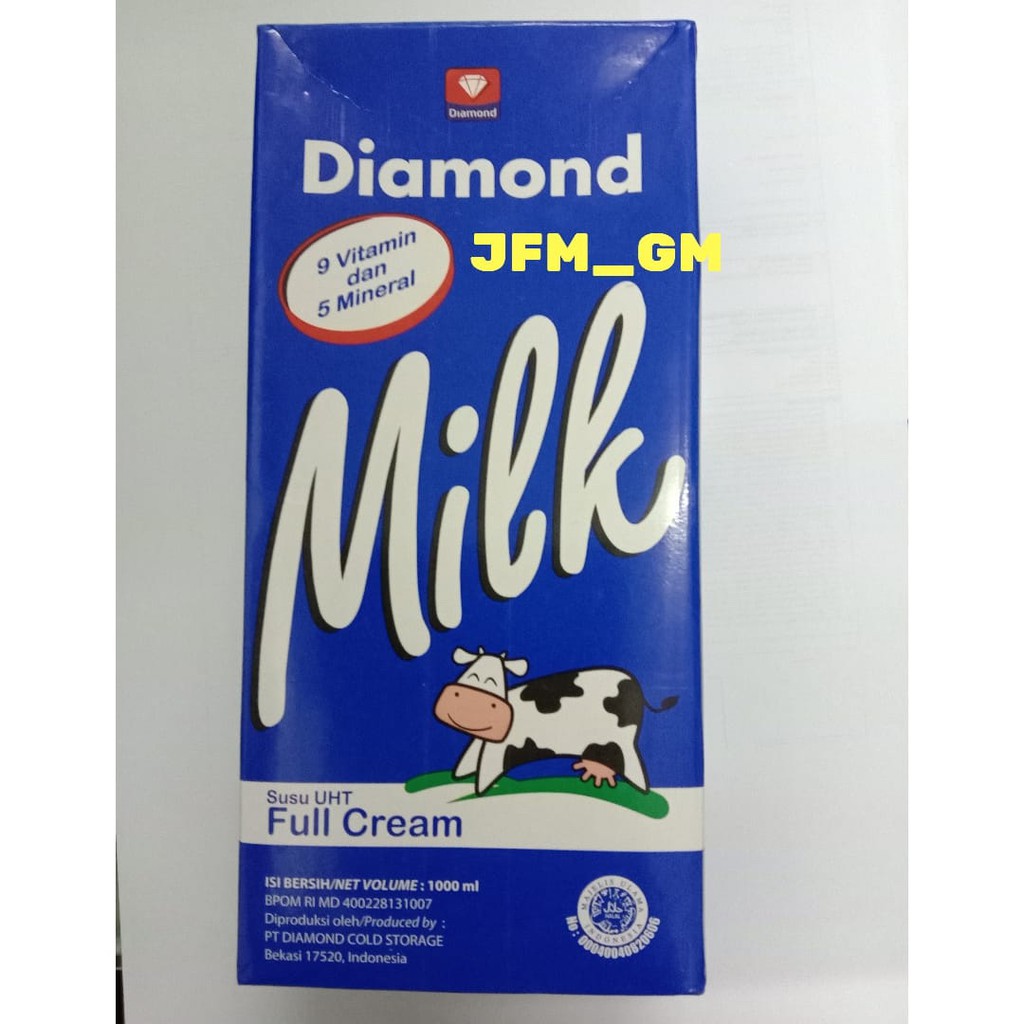 Jual DIAMOND SUSU UHT FULL CREAM 1000ML | Shopee Indonesia