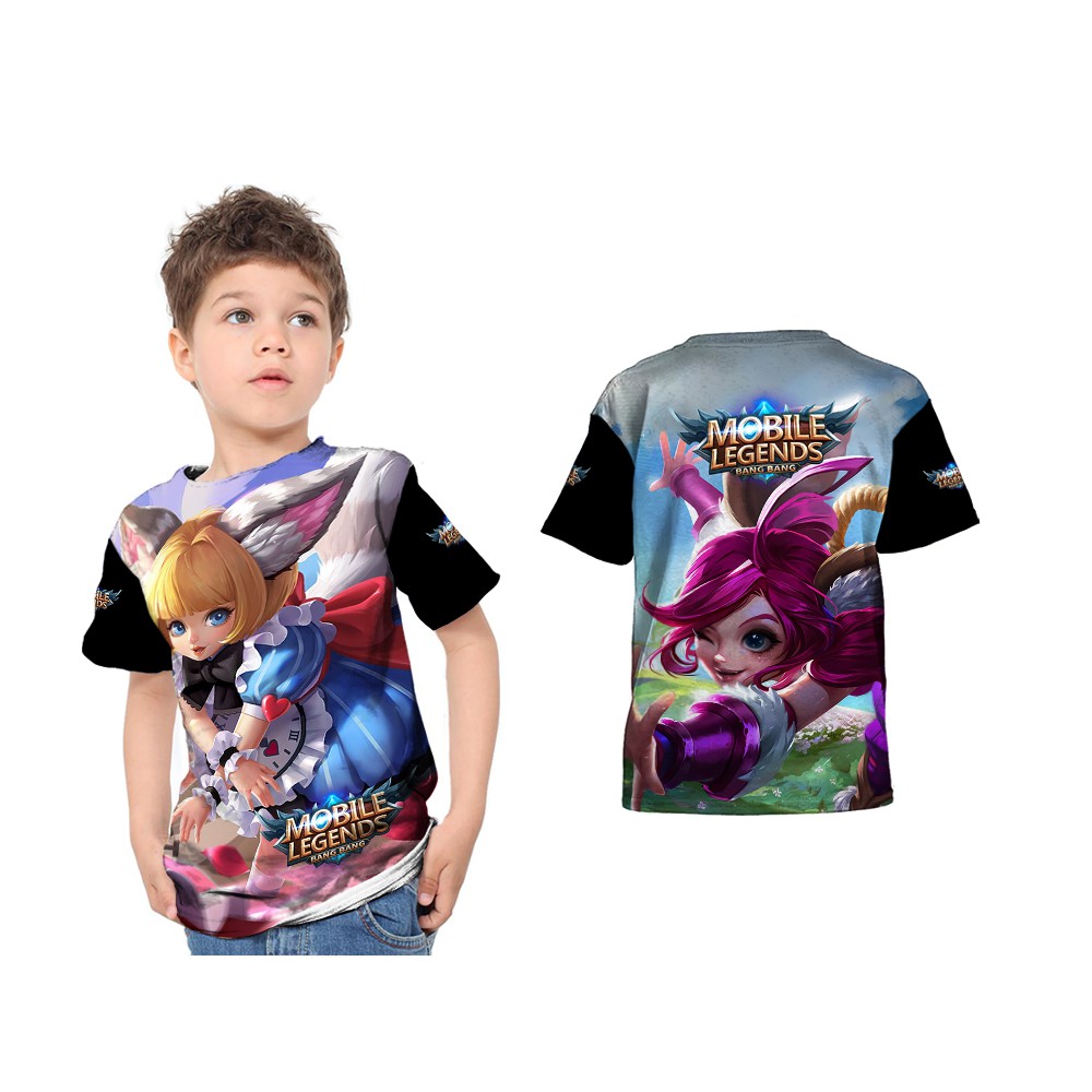 Jual DStore - Kaos Anak Unisex Design MOBILE LEGENDS NANA 3D FullPrint | Shopee Indonesia