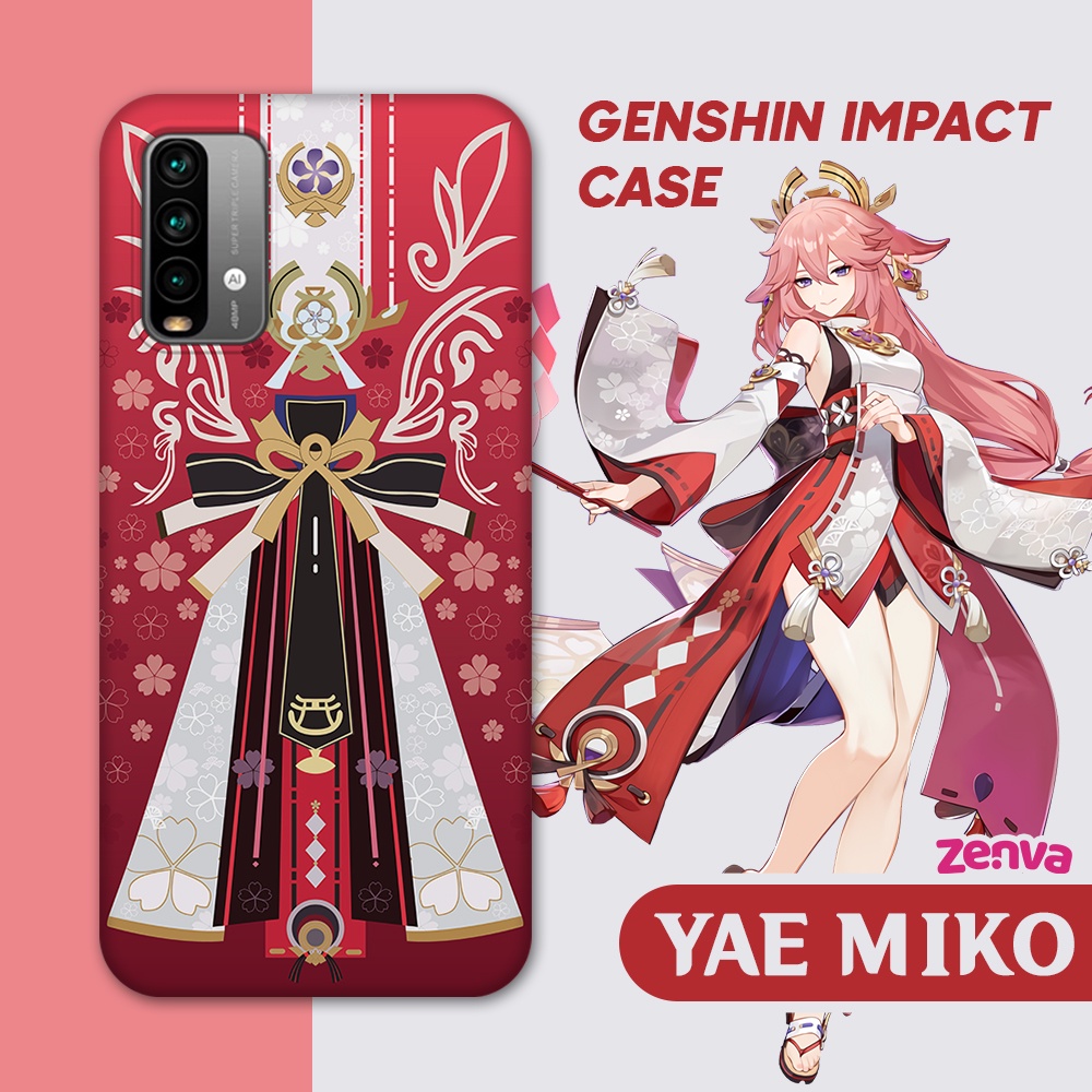 Jual Phone Case Genshin Impact Yae Miko Cosplay - Casing Custom Cosplay ...