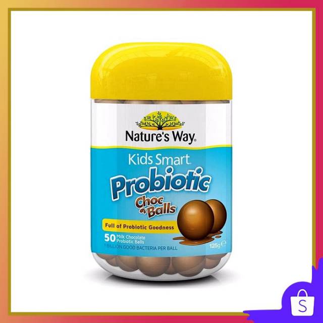 Jual Nature's Way Kids Smart Probiotic Choc Ball 50 Milk Chocolate ...