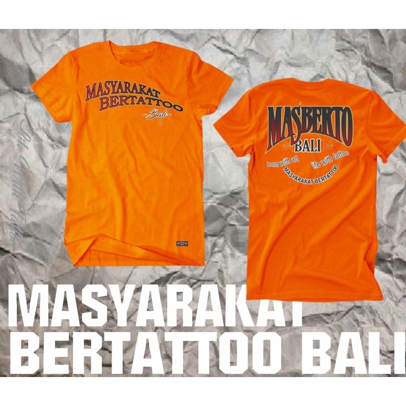 Jual T-shirt Masberto Bali (Masyarakat Bertattoo) | Shopee Indonesia